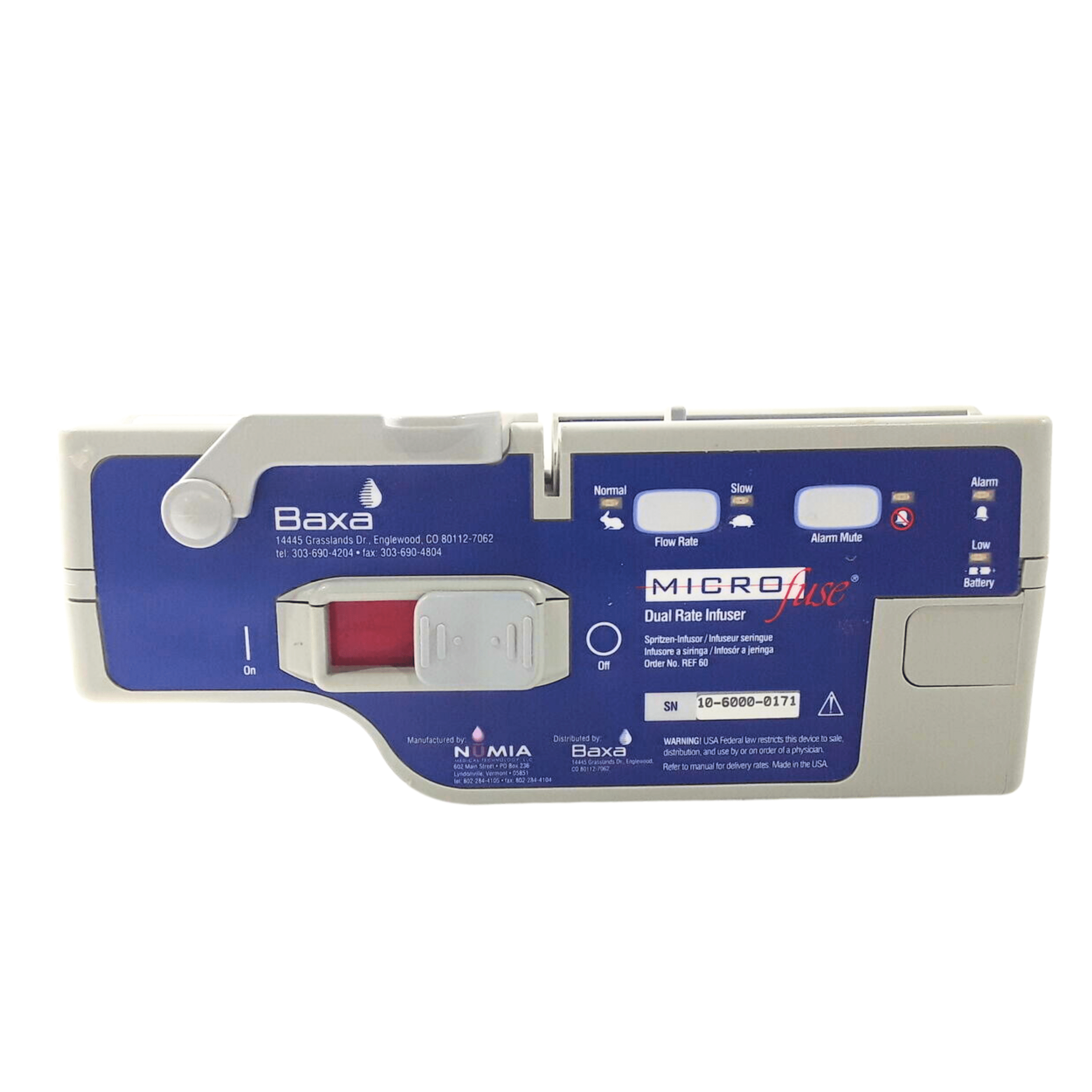 Baxa MicroFuse Dual Rate